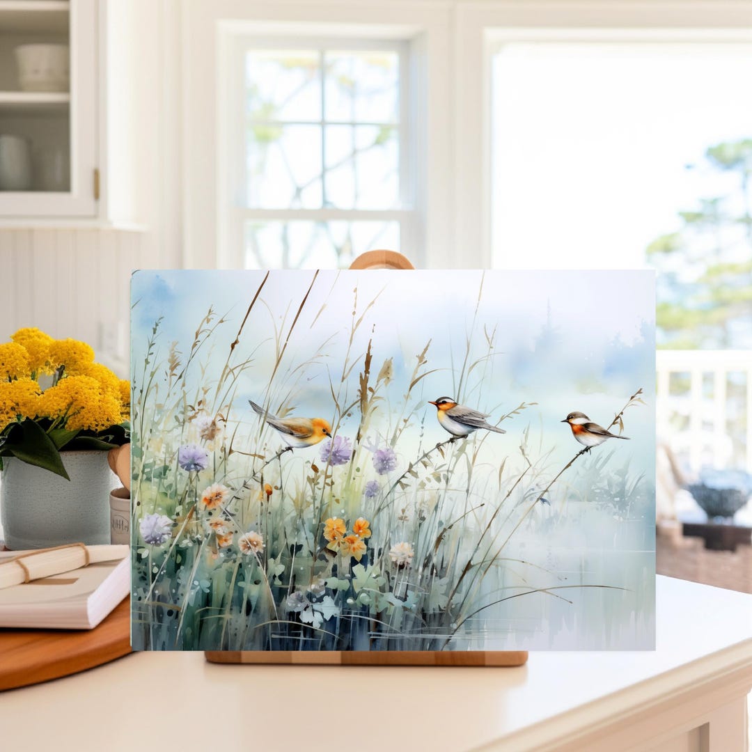 Glass Cutting Board Chopping Board for Kitchen Décor Tempered Glass ...