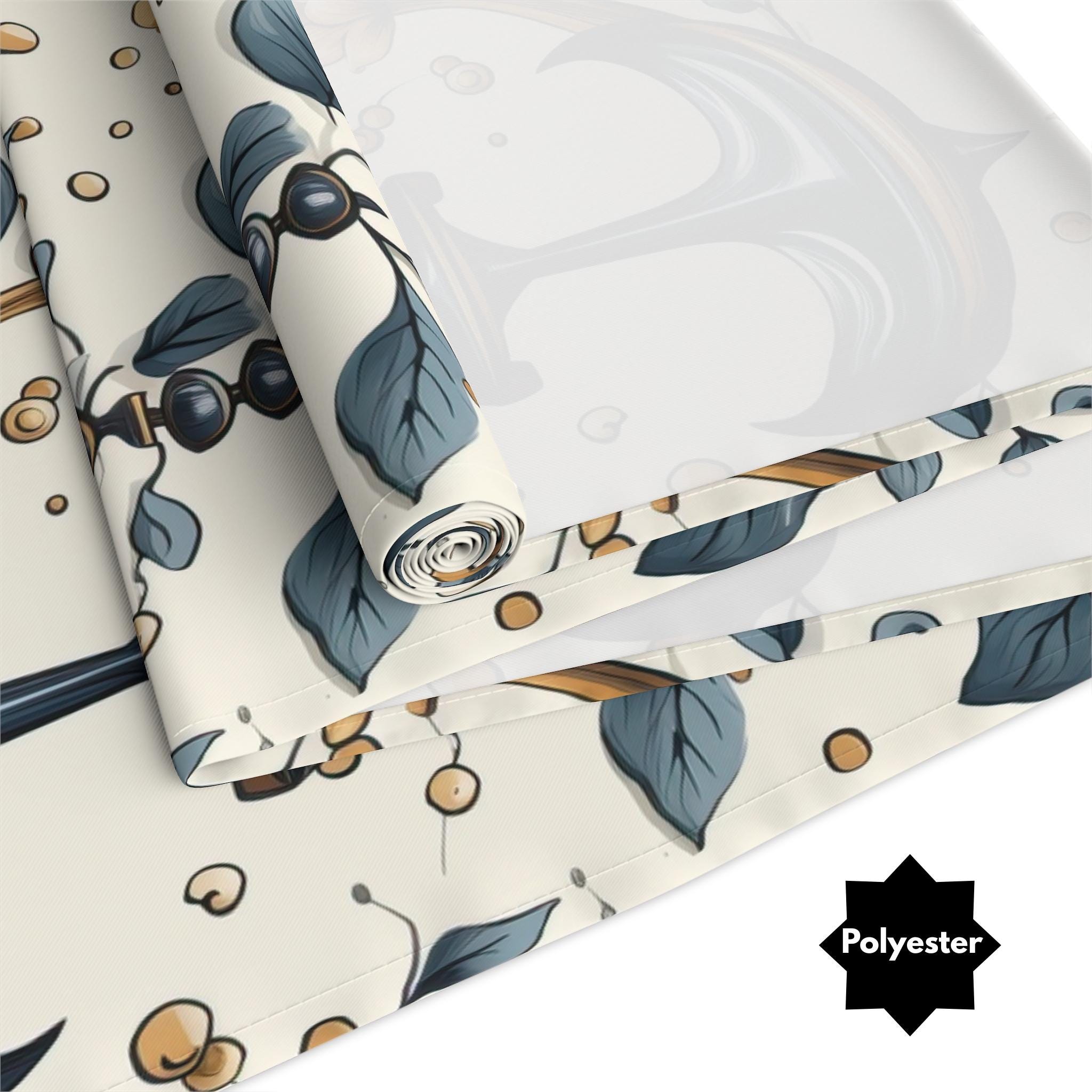Maritime Anchor Table Runner Nautical Anchor Table Runner for Coastal ...
