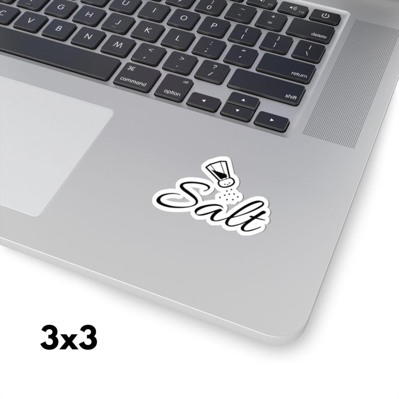 Salt Kiss-cut Stickers for Labeling Jars Cute Sticker for Kitchen ...