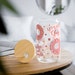 Donut Lover Coffee Print Sipper Glass 16oz Trendy Gift for Bridesmaids ...