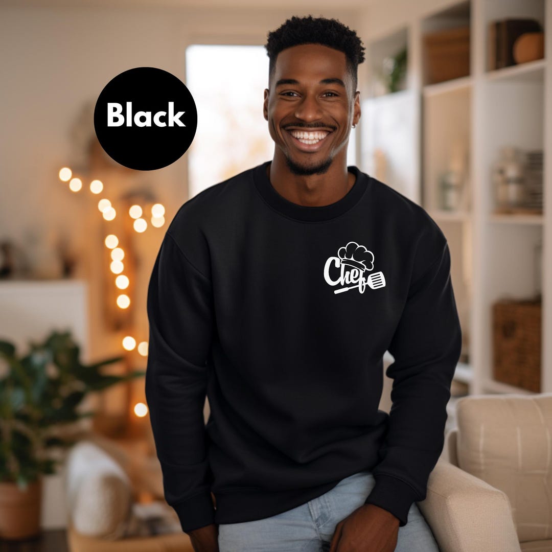 White Chef in Corner Unisex Heavy Blend Crewneck Sweatshirt Unique Gift ...