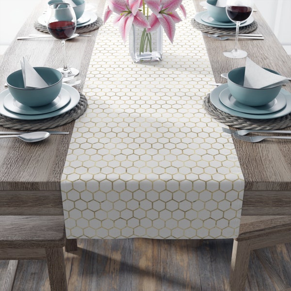 Honeycomb Table Runner - Etsy