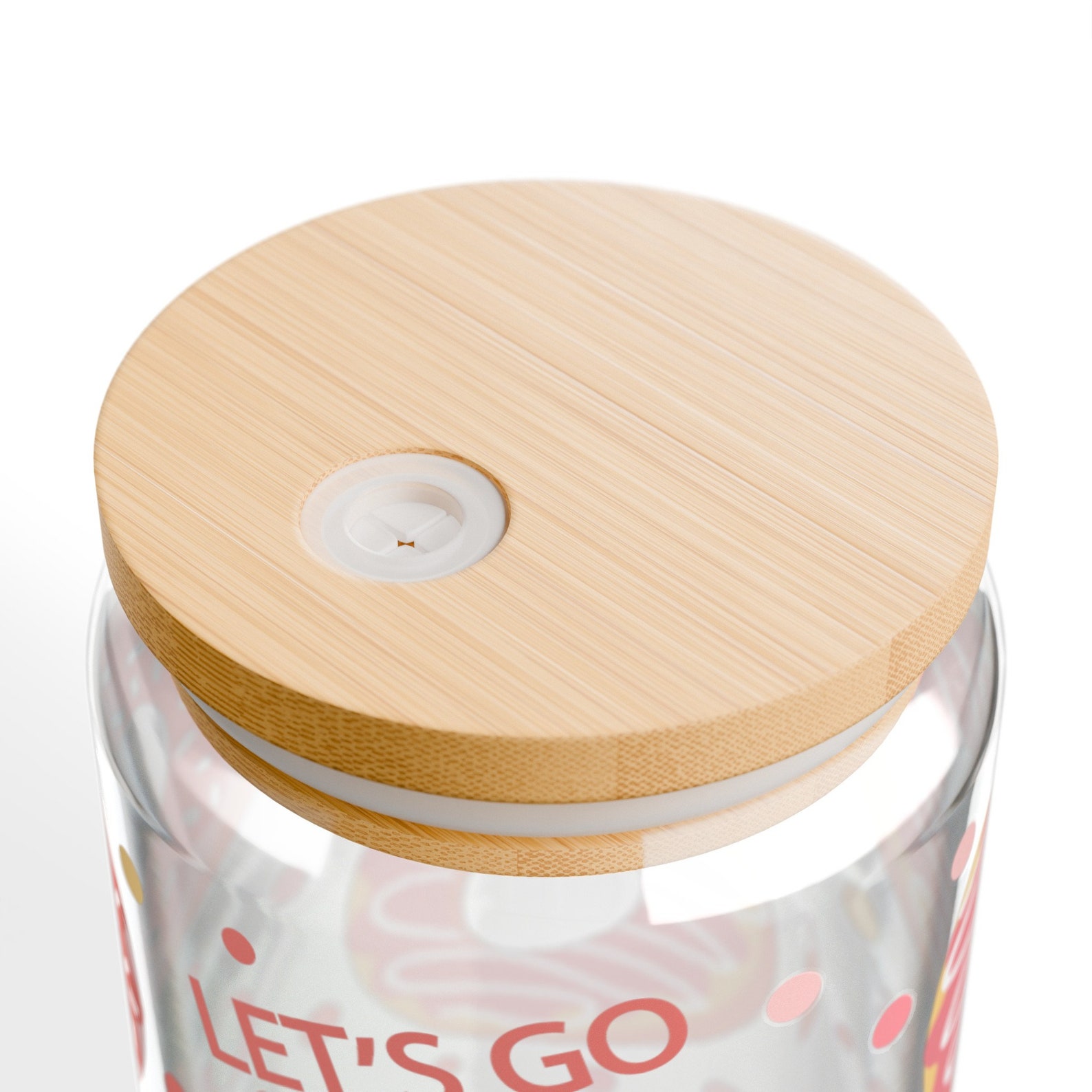Donut Lover Coffee Print Sipper Glass 16oz Trendy Gift for Bridesmaids ...