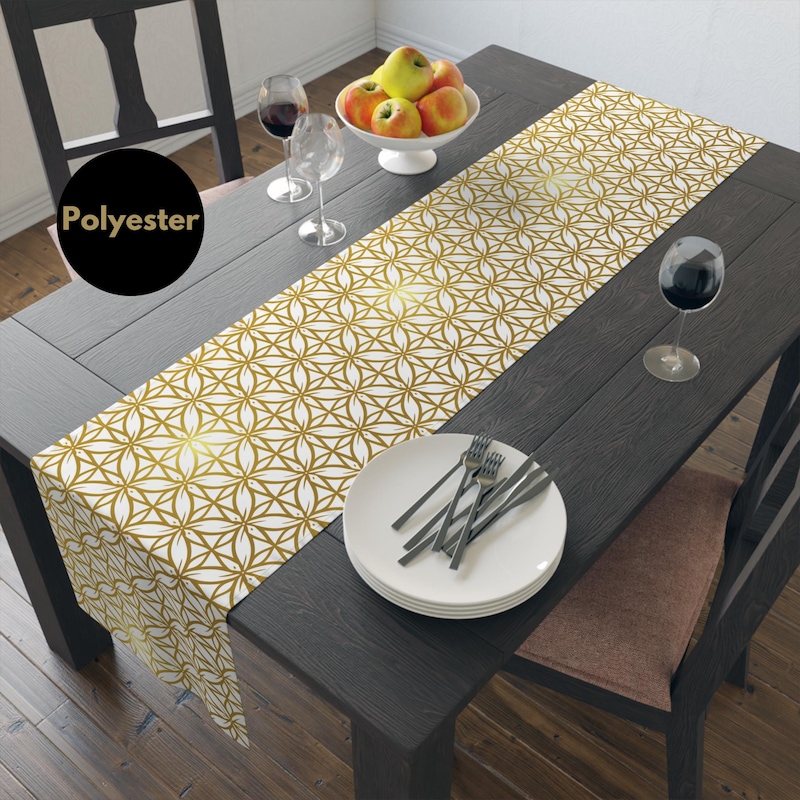 Gold Table Runner - Etsy