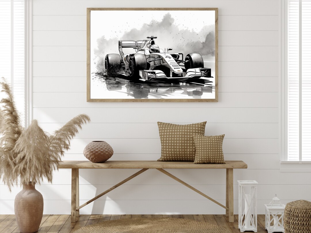 Stylish Wall Art Racing Car Digital Wall Art Printable - Etsy