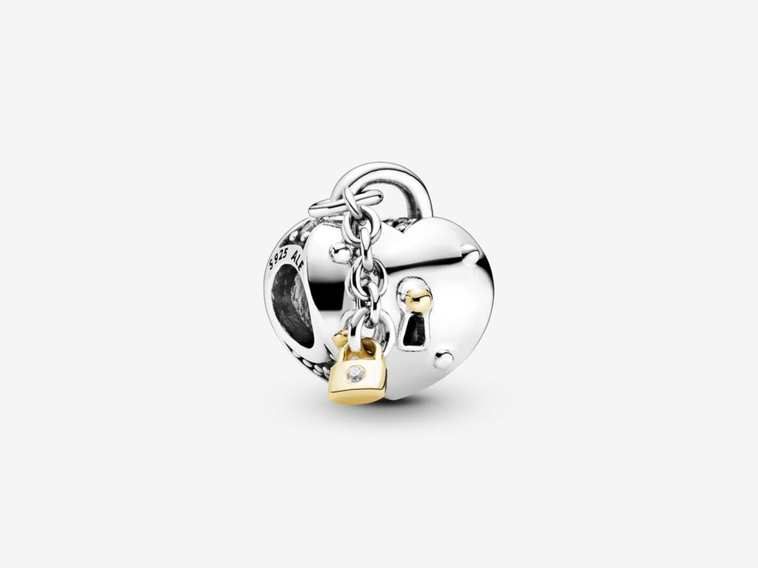 Pandora's Duo-heart Padlock-a Perfect Valentine's Day - Etsy