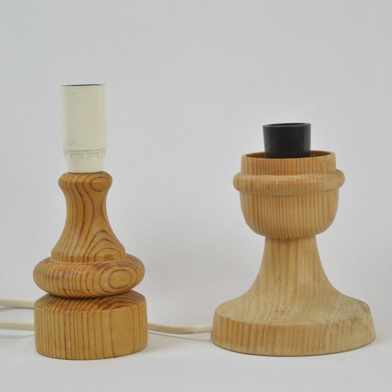 Small Wood Lamp - Etsy