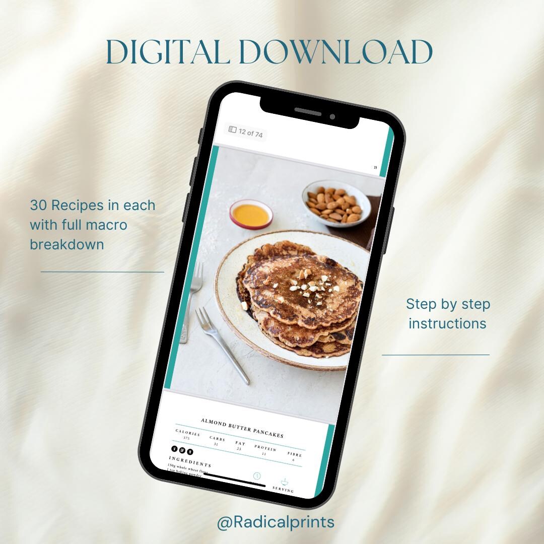 30 Healthy Recipes Book 10, Recipe Book, Meal Plans, Macro Breakdown ...