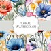 Floral Watercolor Seamless Pattern Digital Paper - Etsy