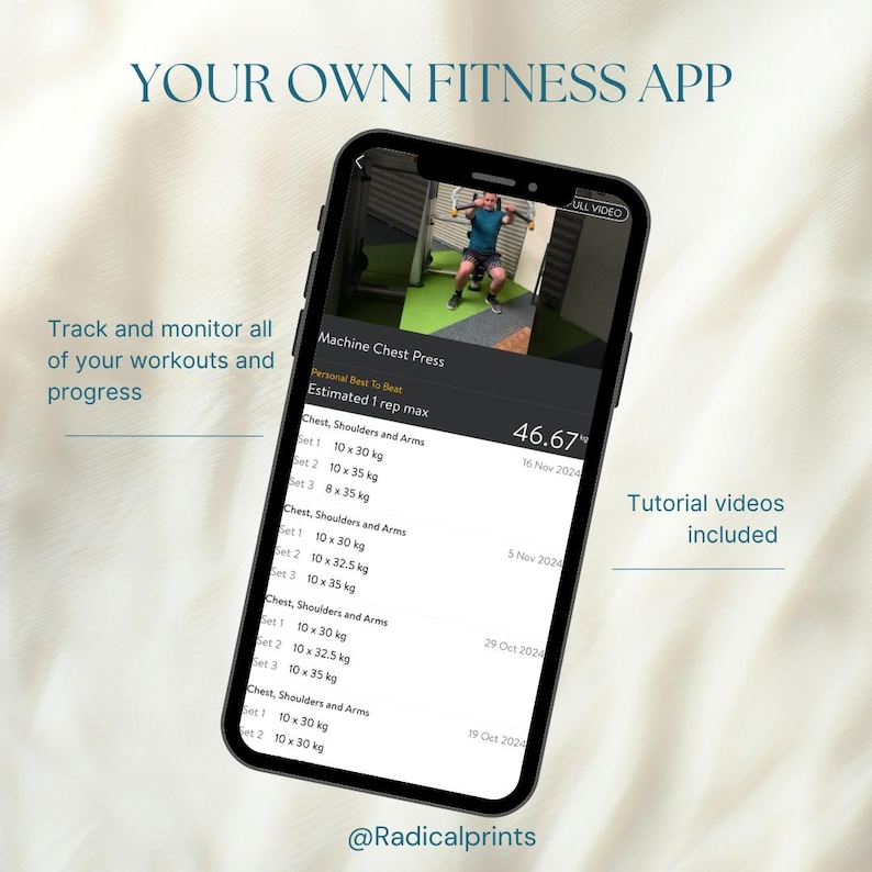 12 Week Advanced Glute Growth Gym Program, Glute Focused, Leg Builder, Strength, Muscle ...