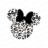 Leopard Minnie Mouse - Etsy