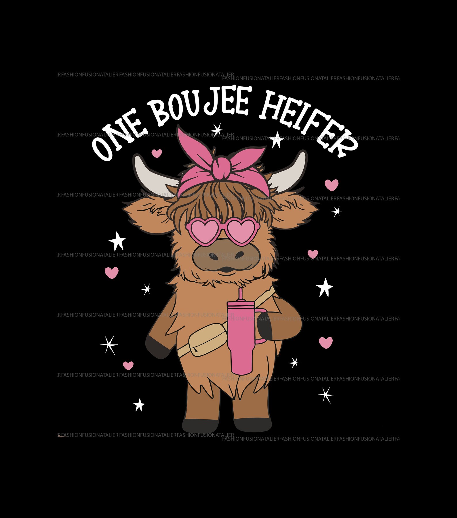 Heifer Valentine Png, Highland Cow Valentine Png, Valentine Day Western ...