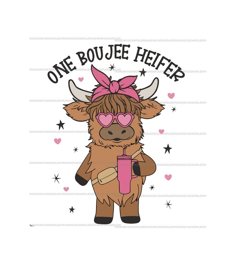 Heifer Valentine Png, Highland Cow Valentine Png, Valentine Day Western ...