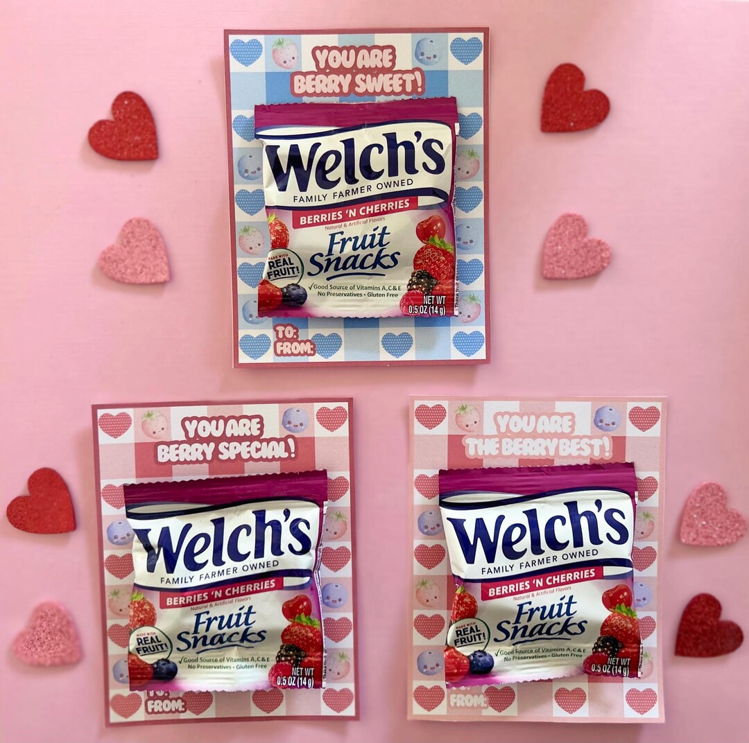 VALENTINE FRUIT SNACK Printable | Digital Download | Instant Print Out ...