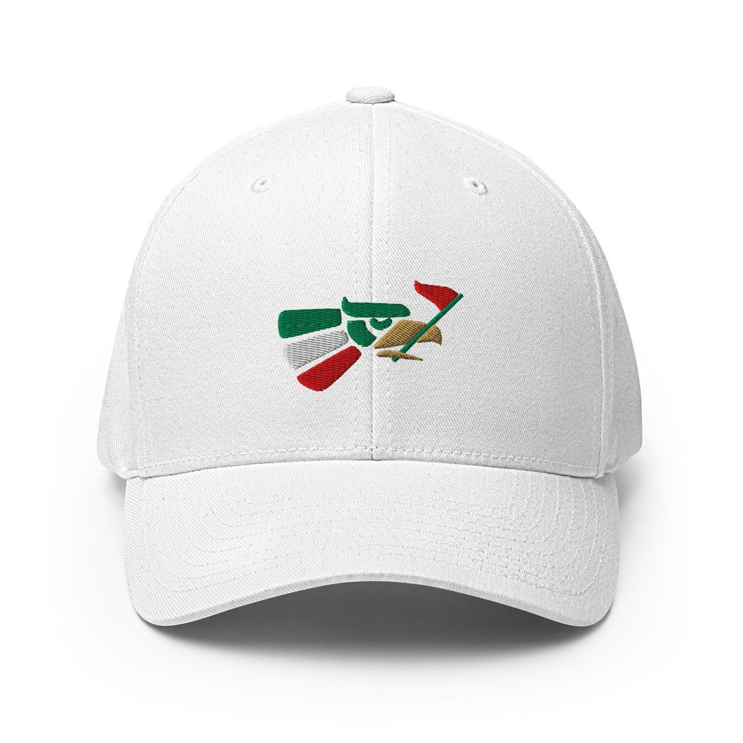 Hecho En Golf Eagle - Fun Golf Hats - Mexico - White - Flexfit - Etsy