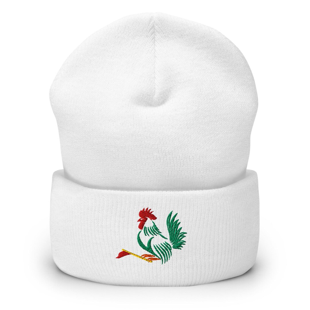 Rooster With Flag - Fun Golf Beanie - Golf Beanies for Men & Women - Etsy