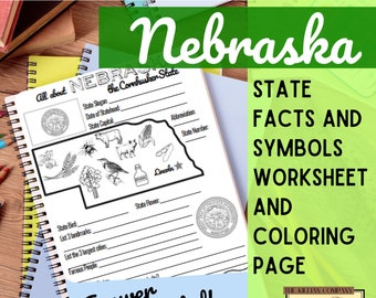 Illinois 50 States Worksheet and Coloring Page Homeschool and Classroom ...