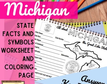 Indiana 50 States Worksheet and Coloring Page Homeschool and Classroom ...