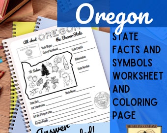 Ohio 50 States Worksheet and Coloring Page Homeschool and Classroom ...