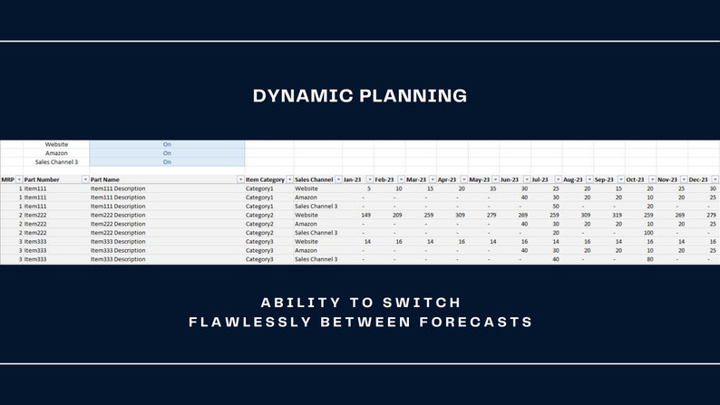 Professional Excel MRP material Requirements Planning / Supply Planning ...