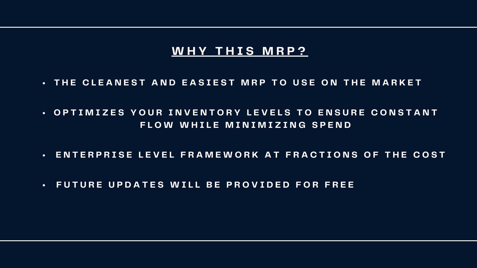 Standard Version Excel Inventory / Supply Planning / MRP material ...