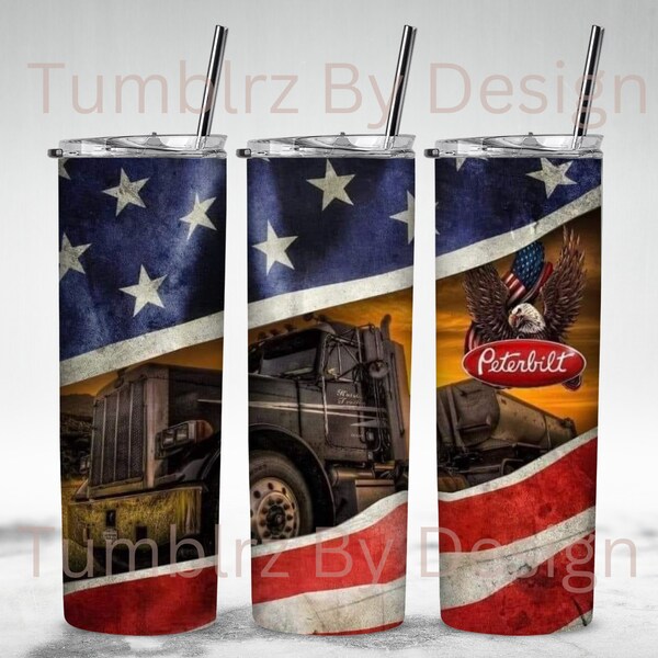 Peterbilt American Flag - Etsy