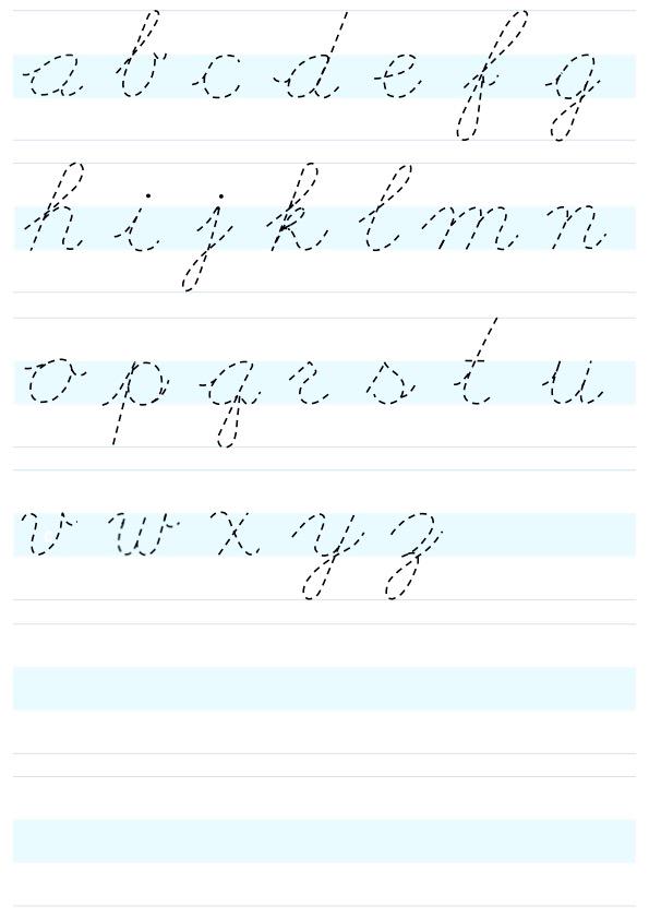 Montessori Cursive Tracing - Etsy