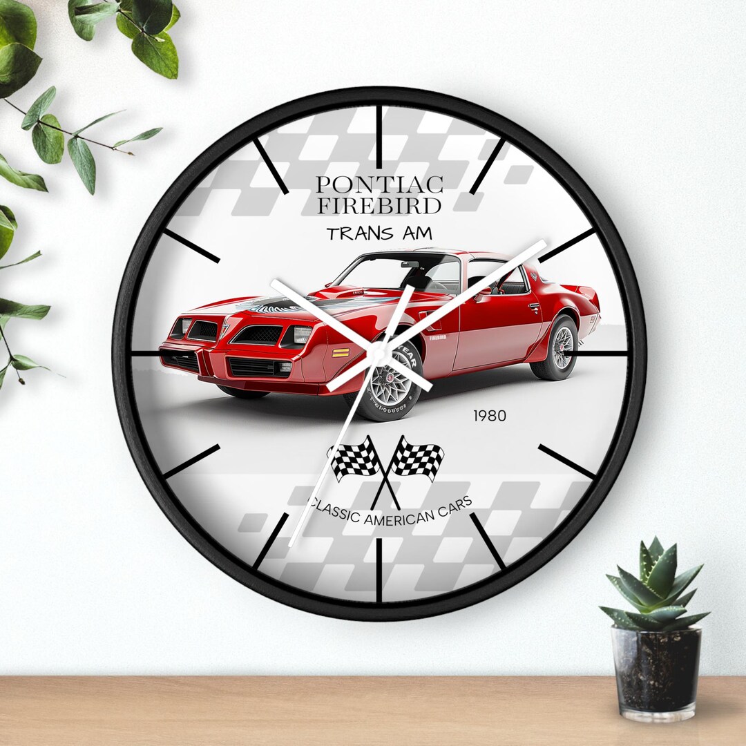 1980 Pontiac Firebird Trans Am Wall Clock | Classic American Car - Etsy