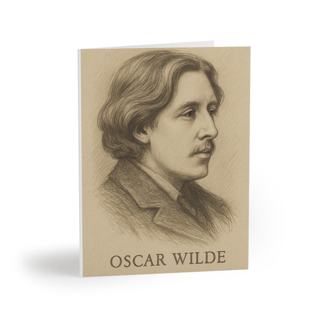 Oscar Wilde Quote Cards: Literary Art Note Cards With Envelopes - Etsy