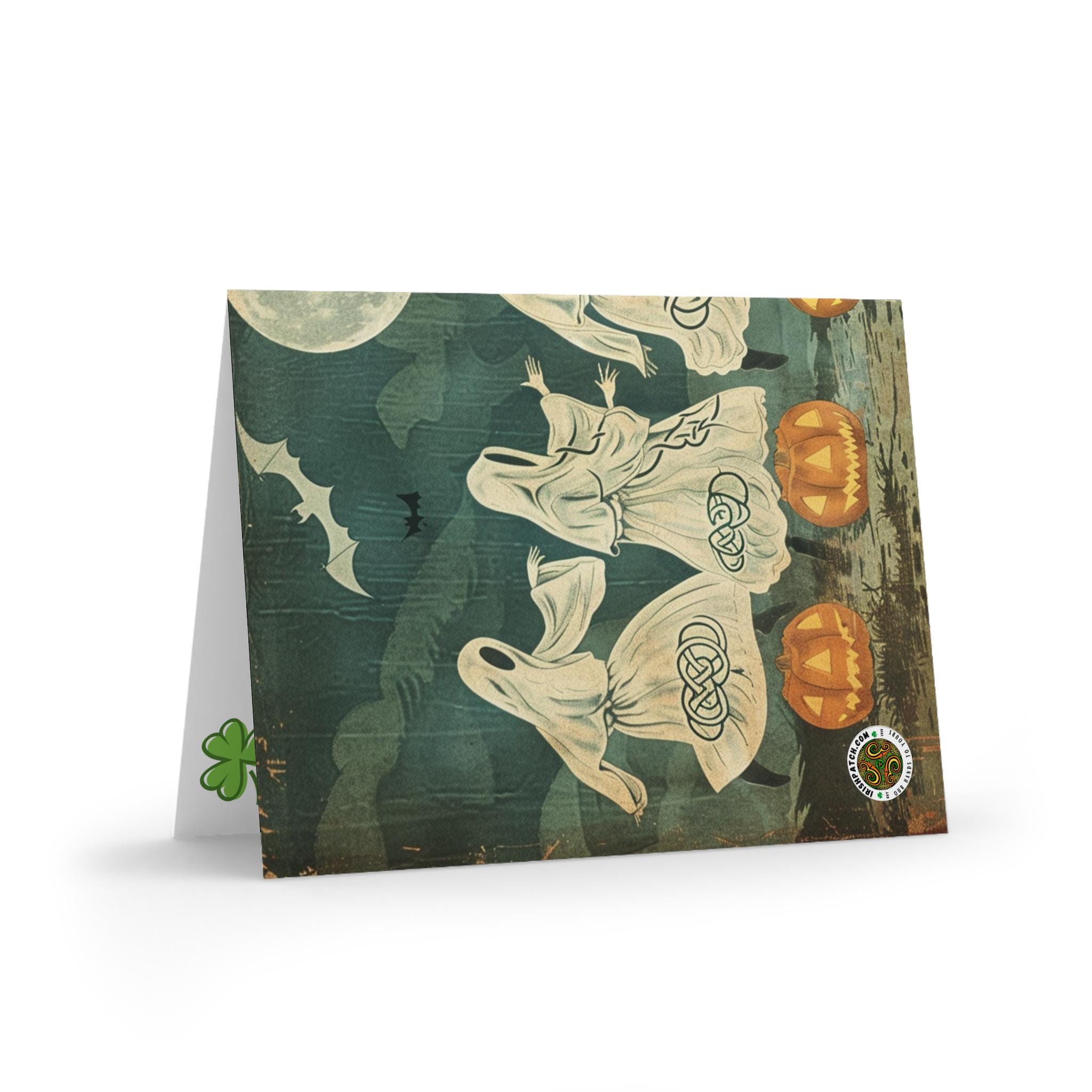 Halloween Greeting Cards: Spooky Night Sky Design With Envelopes - Etsy