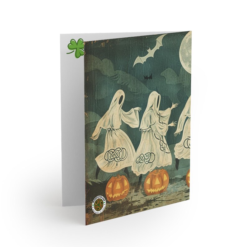 Halloween Greeting Cards: Spooky Night Sky Design With Envelopes - Etsy