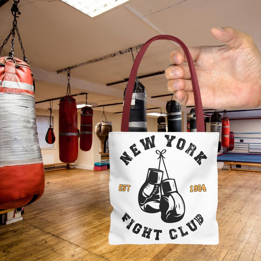 Boxing Fitness Tote Bag: New York Fight Club Gym Gear - Etsy