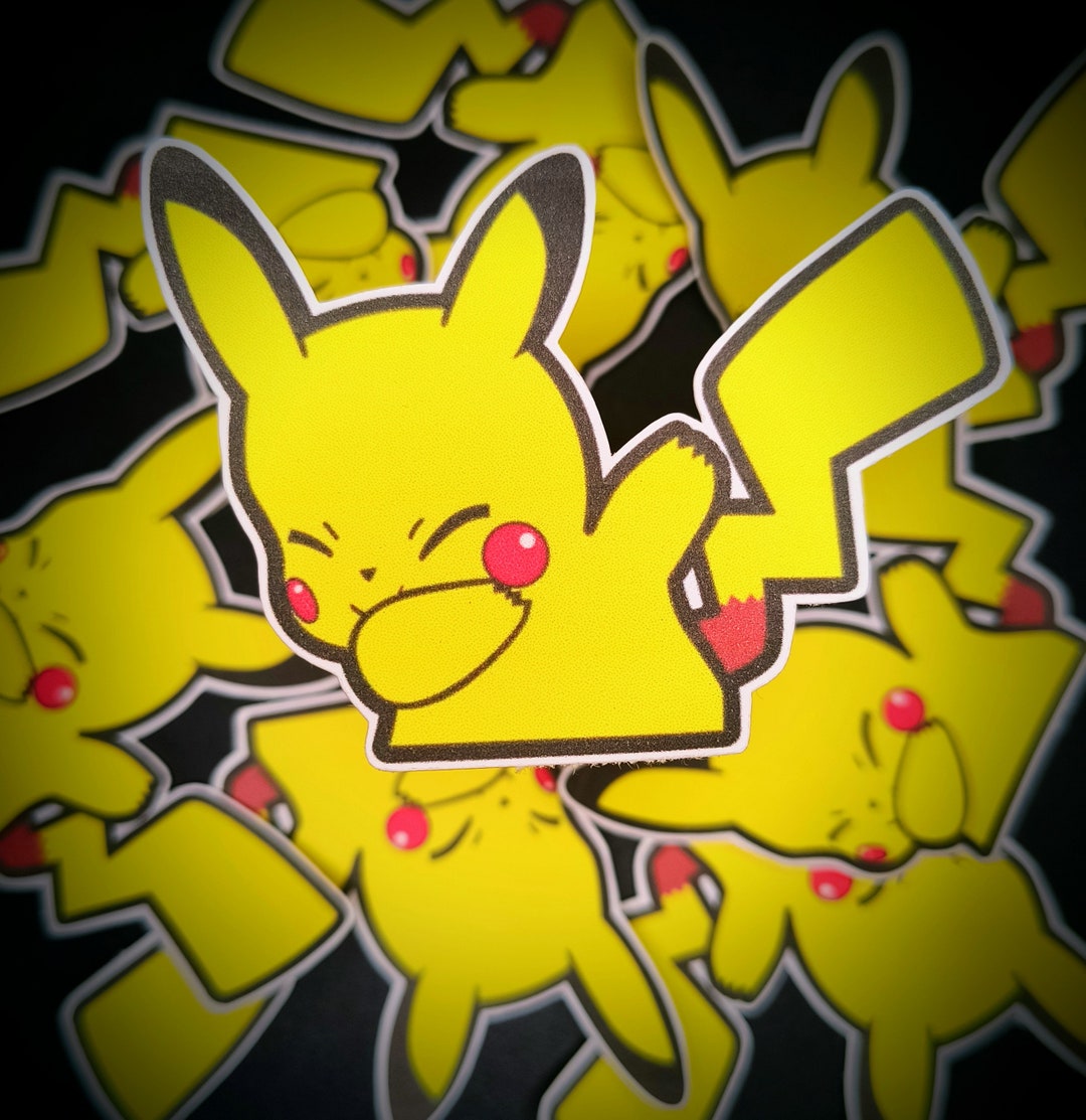 Dabbing Pikachu Sticker - Etsy