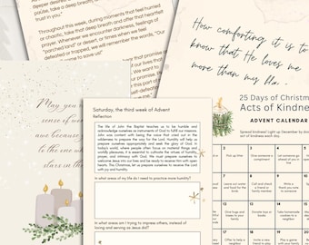 Printable Advent Prayer and Reflection Journal | Christian Advent ...