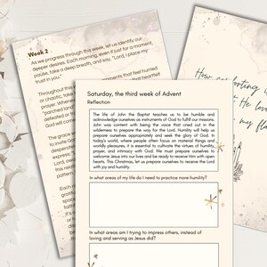 Printable Advent Prayer and Reflection Journal | Christian Advent ...