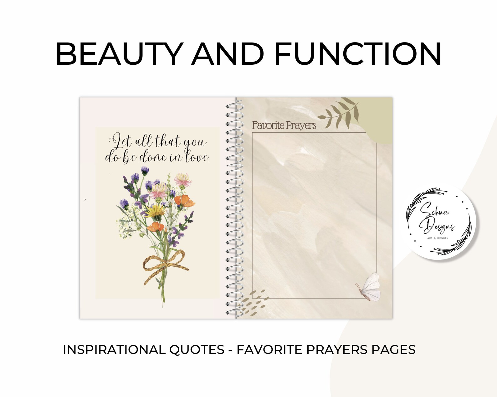 Faith Reflections Prayer Journal - 250 Pages Daily Journaling for Women ...
