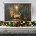 Nativity Scene Print on Canvas - Framed Artwork for Home Decor ...