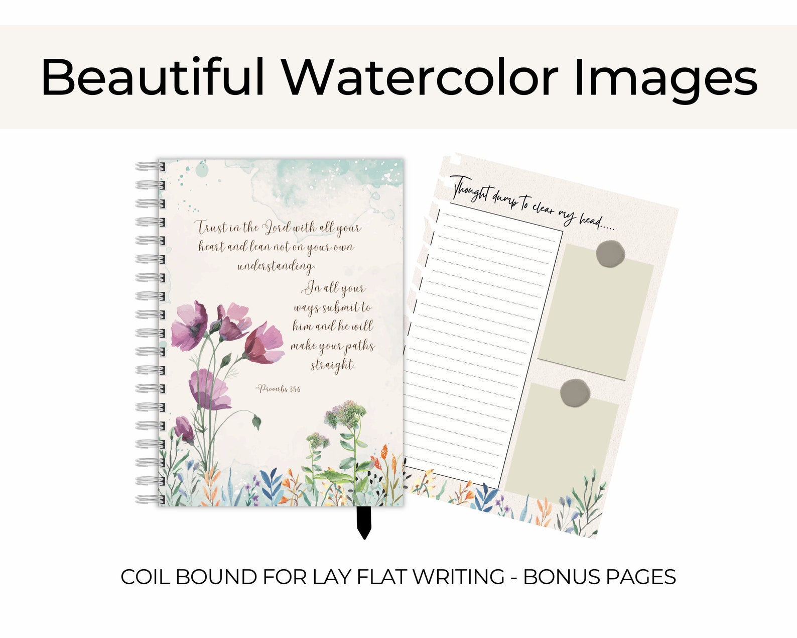Faith Reflections Prayer Journal - 250 Pages Daily Journaling for Women ...