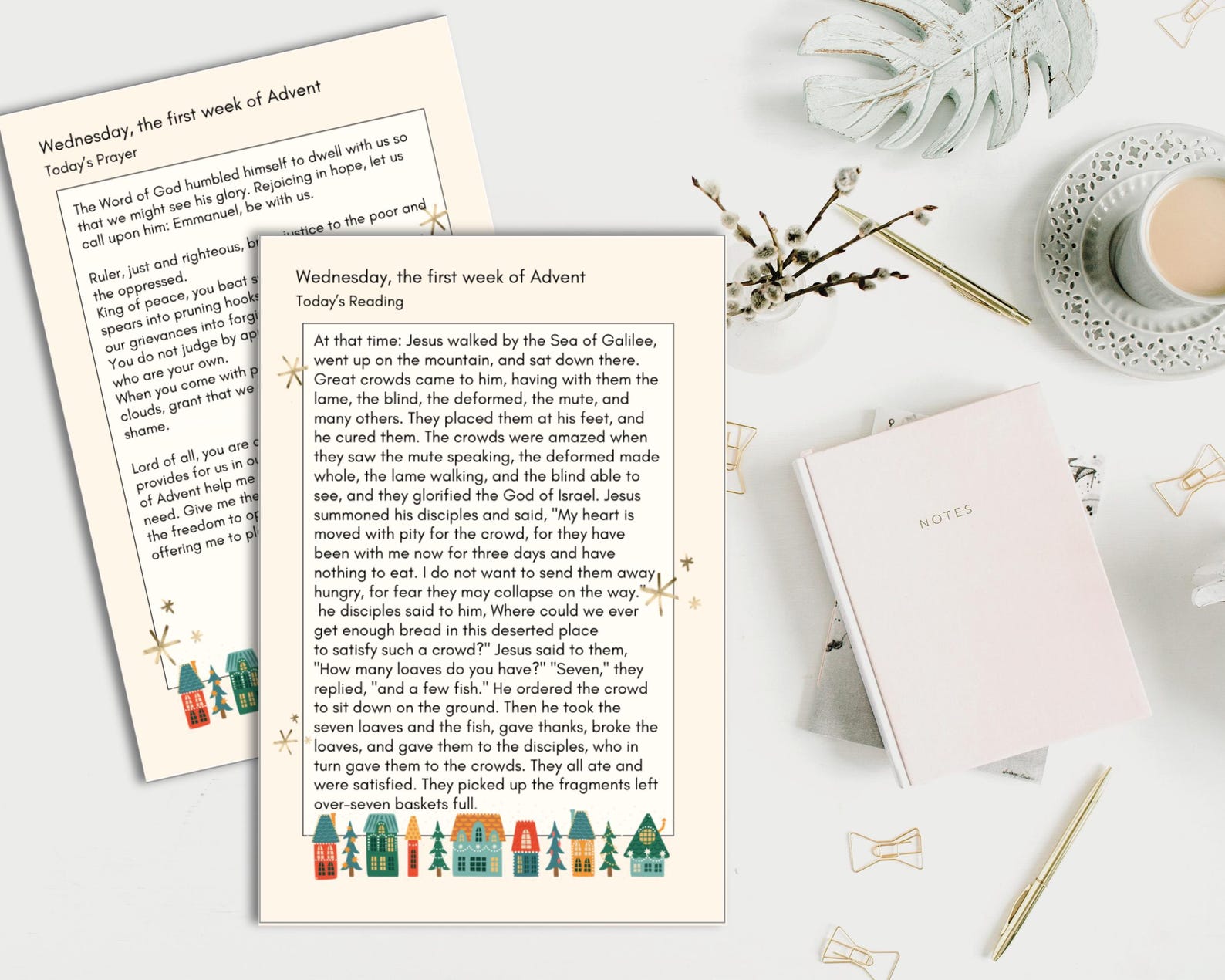 Printable Advent Prayer and Reflection Journal | Christian Advent ...