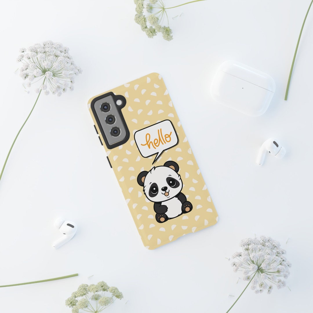 Kawaii Panda Custom iPhone Case, Personalized Cute Phone Case Google ...