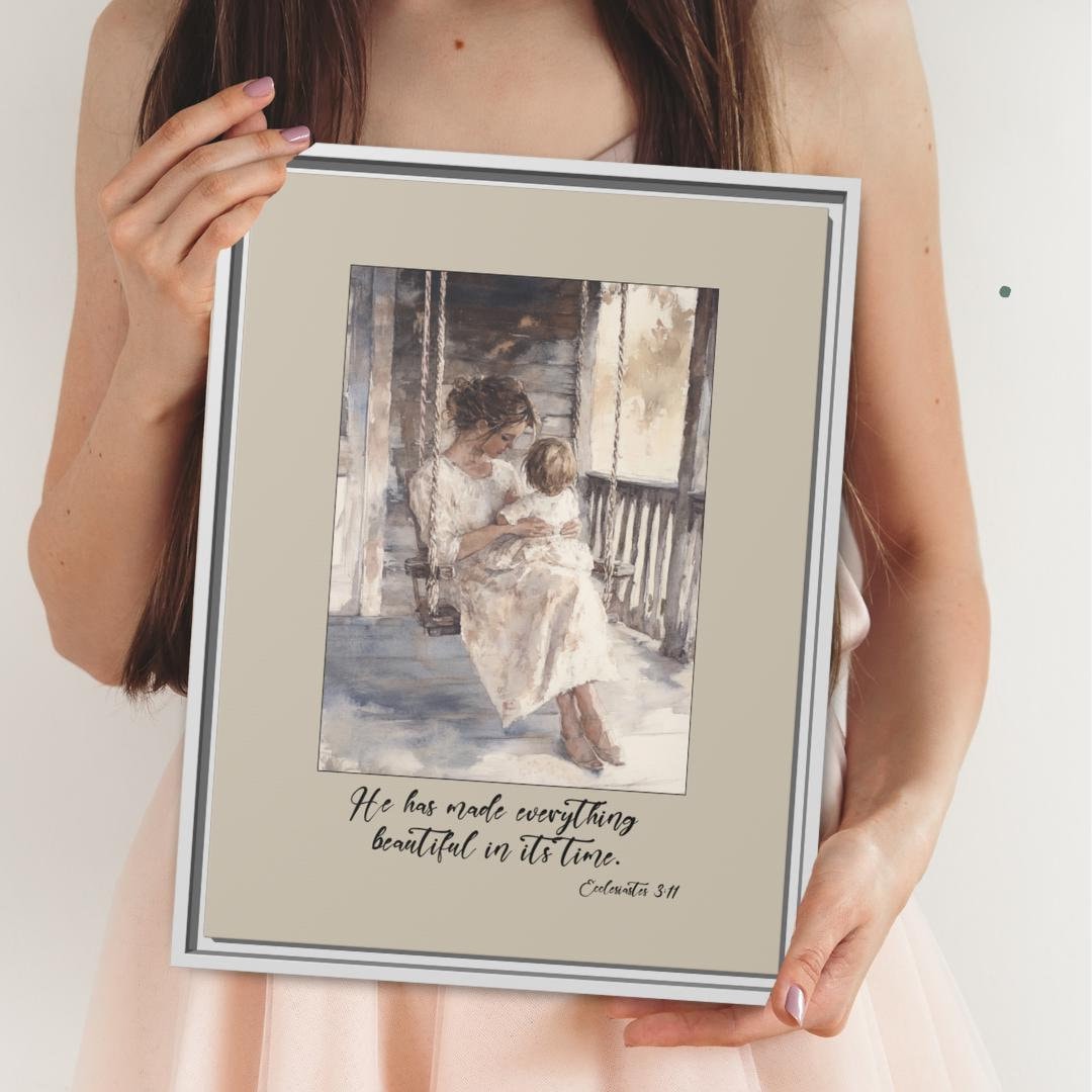 Bible Verse Wall Art | Christian Wall Decor | Scripture Framed Canvas ...