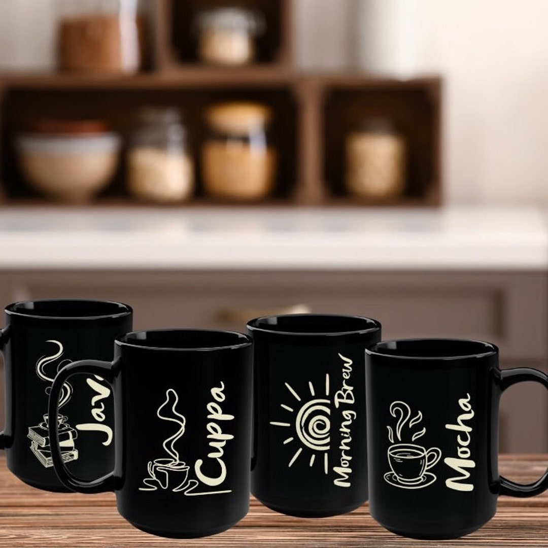 Modern Coffee Mug With 4 Stylish Options Large Ceramic Tea Mug, Cute ...