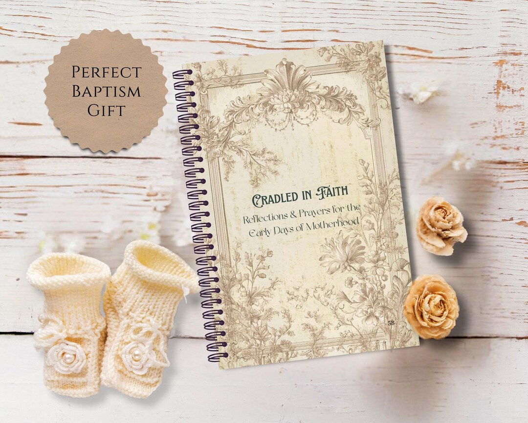 Christian New Mom Journal, Scripture Devotional With Prayer Prompts and ...