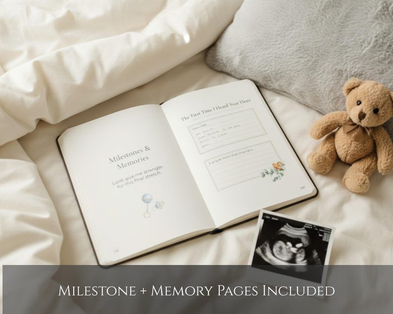 Christian Pregnancy Journal • Faith Based Pregnancy Planner • Weekly ...