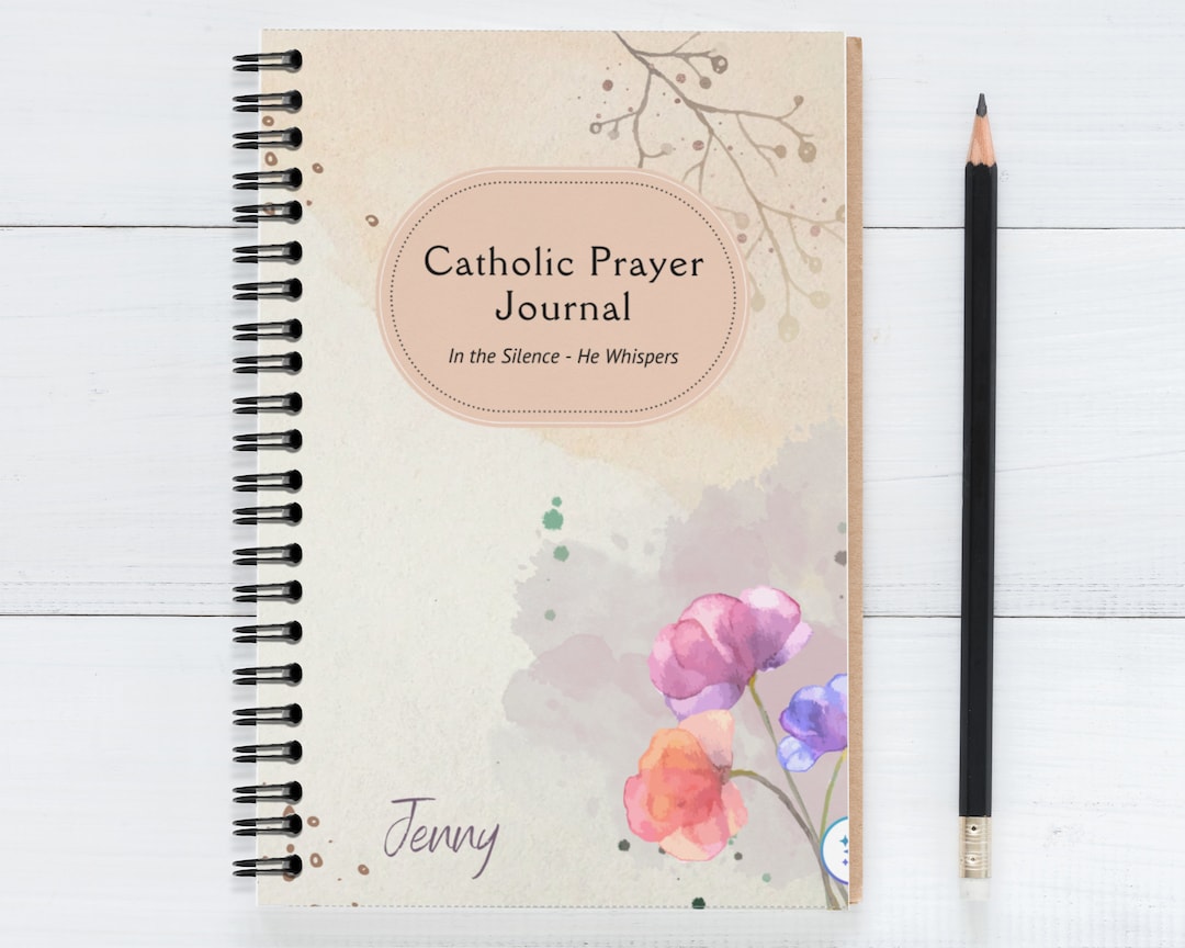 Catholic Prayer Journal - 250 Pages Daily Devotional for Women | Coil ...