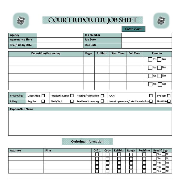 Court Reporter - Etsy