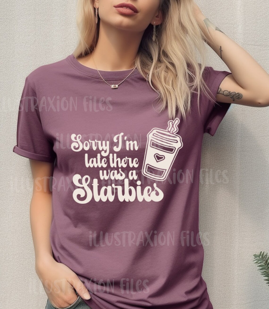 Sorry I'm Late There Was a Starbies PNG | Starbucks Lover | Coffee ...