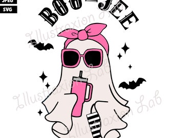 Boojee Ghost | PNG | SVG | JPG | White Stanley, Cute Halloween ...