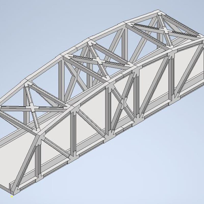 3d Print N Scale Truss Bridge - Etsy Canada