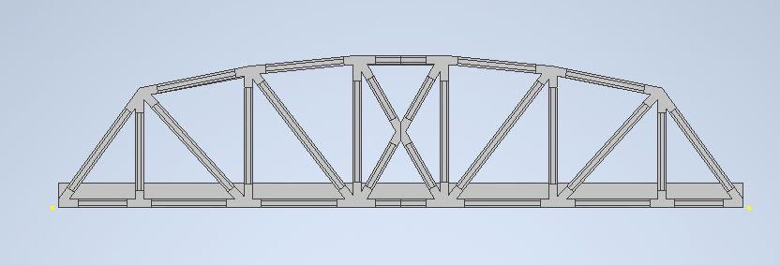 Model Truss Bridge STL File - Etsy